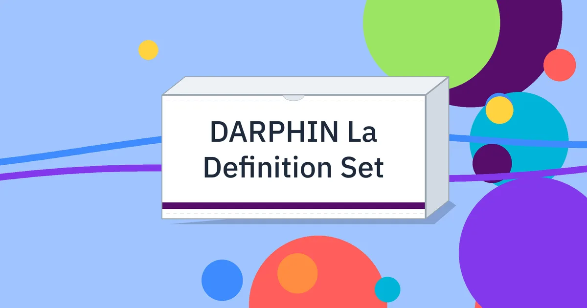 Symbolbild: Packung mit der Aufschrift DARPHIN La Definition Set (PZN 18408718) – Verfügbarkeit und Bezug in Apotheken in Frankfurt am Main