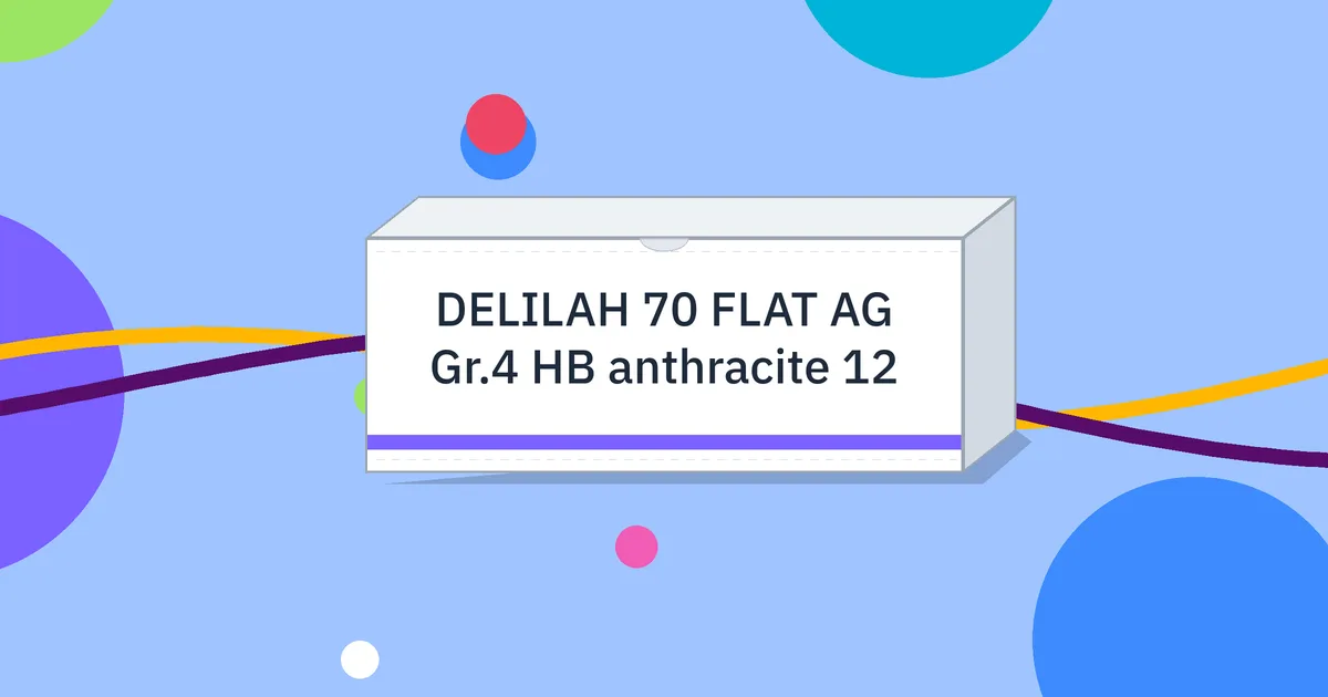 Symbolbild: Packung mit der Aufschrift DELILAH 70 FLAT AG Gr.4 HB anthracite 12 (PZN 13847933) – Verfügbarkeit und Bezug in Apotheken in Frankfurt am Main