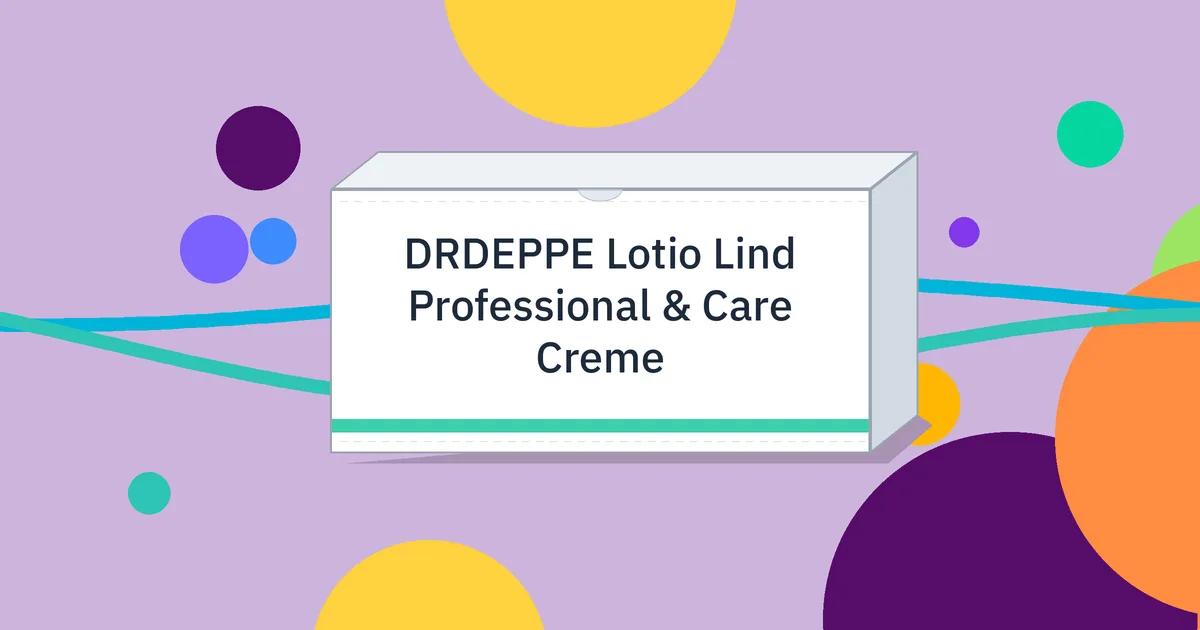 Symbolbild: Packung mit der Aufschrift DRDEPPE Lotio Lind Professional & Care Creme (PZN 18312125) – Verfügbarkeit und Bezug in Apotheken in Frankfurt am Main