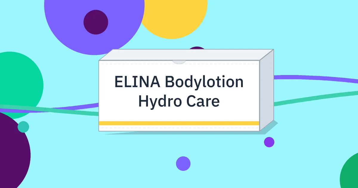 Symbolbild: Packung mit der Aufschrift ELINA Bodylotion Hydro Care (PZN 17382916) – Verfügbarkeit und Bezug in Apotheken in Frankfurt am Main