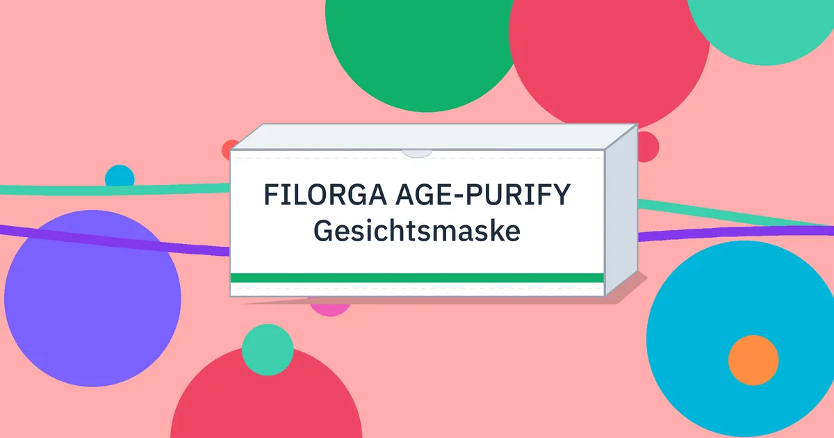 Symbolbild: Packung mit der Aufschrift FILORGA AGE-PURIFY Gesichtsmaske (PZN 18899024) – Verfügbarkeit und Bezug in Apotheken in Frankfurt am Main