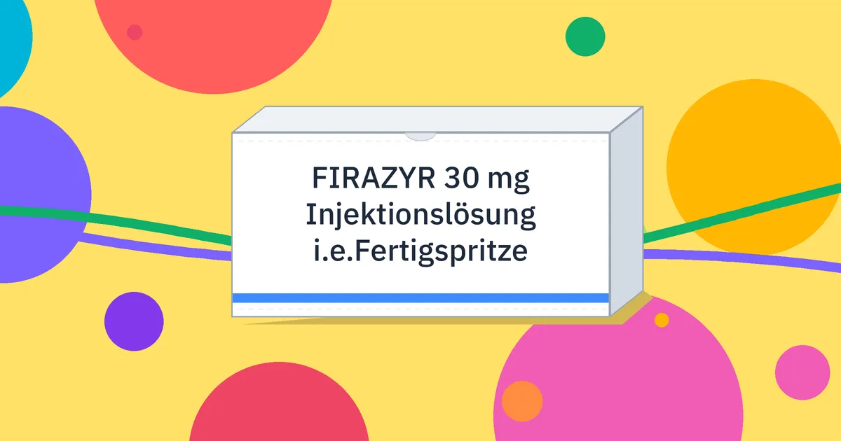 Symbolbild: Packung mit der Aufschrift FIRAZYR 30 mg Injektionslösung i.e.Fertigspritze (PZN 17362799) – Verfügbarkeit und Bezug in Apotheken in Frankfurt am Main