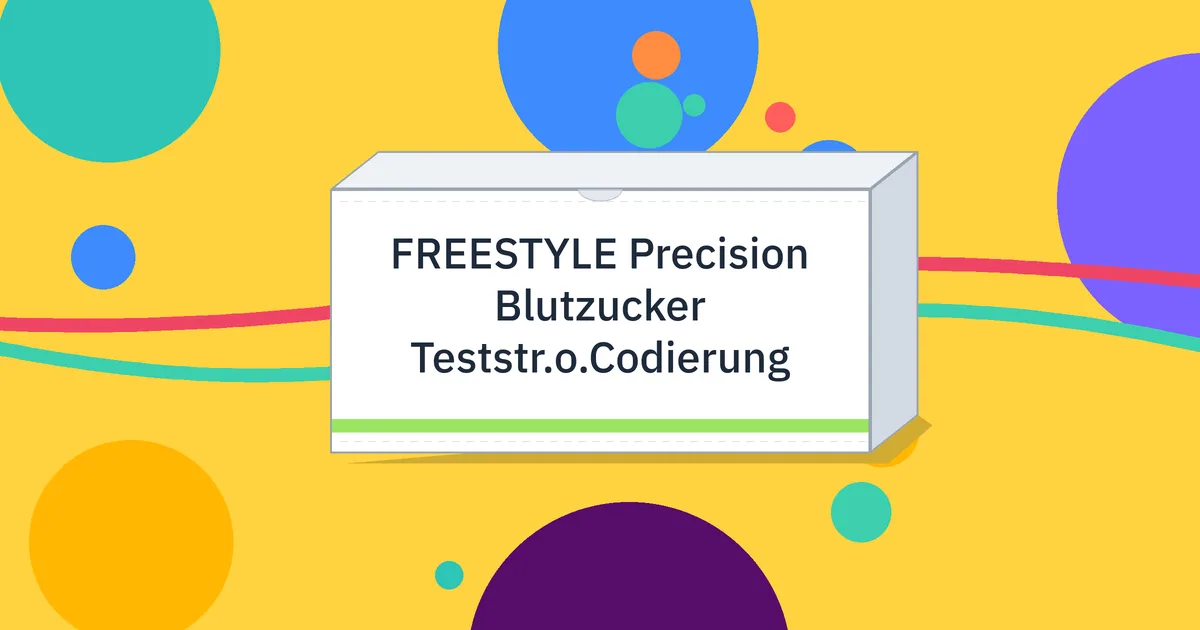Symbolbild: Packung mit der Aufschrift FREESTYLE Precision Blutzucker Teststr.o.Codierung (PZN 19399915) – Verfügbarkeit und Bezug in Apotheken in Frankfurt am Main