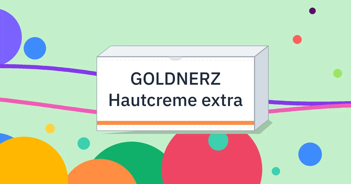 Symbolbild: Packung mit der Aufschrift GOLDNERZ Hautcreme extra (PZN 19289575) – Verfügbarkeit und Bezug in Apotheken in Frankfurt am Main