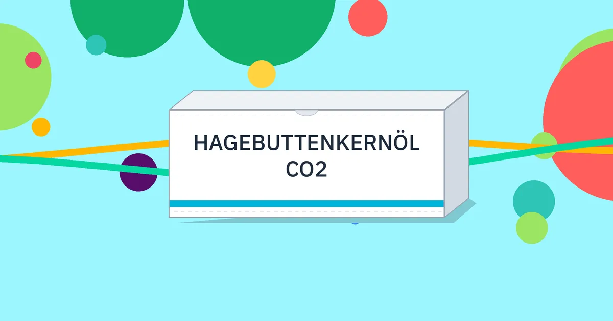 Symbolbild: Packung mit der Aufschrift HAGEBUTTENKERNÖL CO2 (PZN 14201972) – Verfügbarkeit und Bezug in Apotheken in Frankfurt am Main