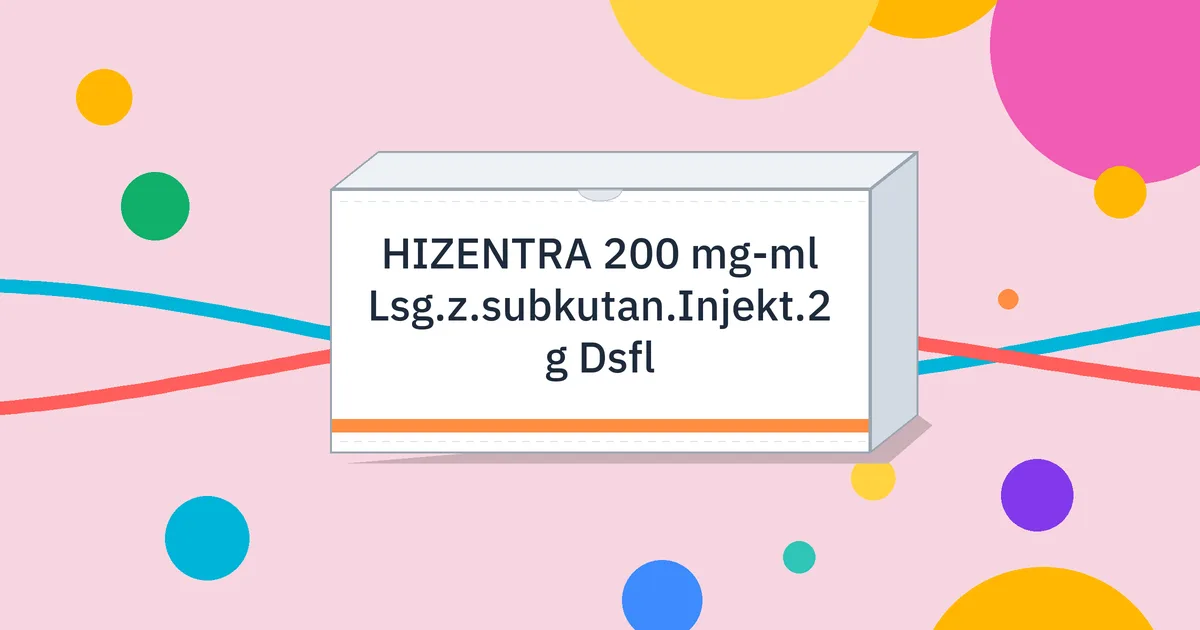 Symbolbild: Packung mit der Aufschrift HIZENTRA 200 mg-ml Lsg.z.subkutan.Injekt.2 g Dsfl (PZN 15895617) – Verfügbarkeit und Bezug in Apotheken in Frankfurt am Main