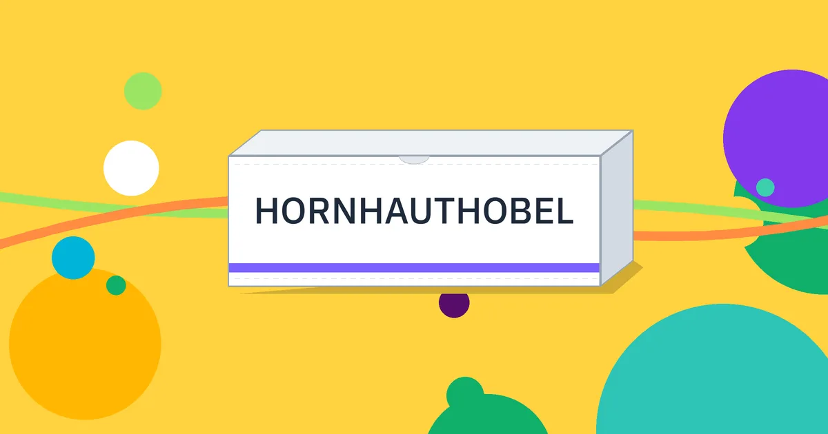 Symbolbild: Packung mit der Aufschrift HORNHAUTHOBEL (PZN 06092440) – Verfügbarkeit und Bezug in Apotheken in Frankfurt am Main