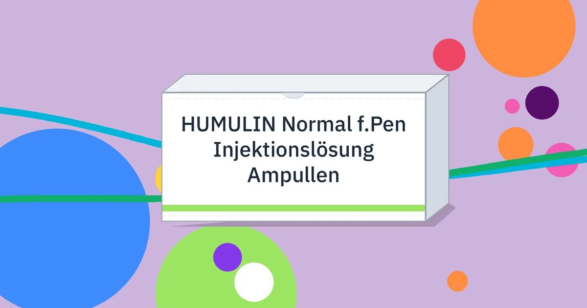 Symbolbild: Packung mit der Aufschrift HUMULIN Normal f.Pen Injektionslösung Ampullen (PZN 09534306) – Verfügbarkeit und Bezug in Apotheken in Frankfurt am Main