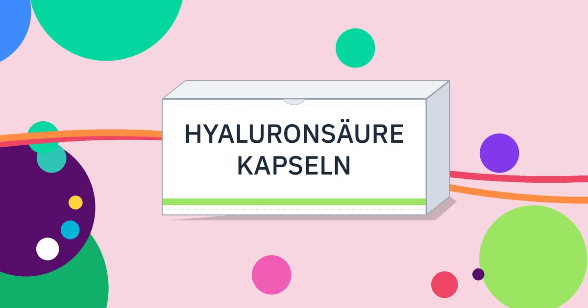 Symbolbild: Packung mit der Aufschrift HYALURONSÄURE KAPSELN (PZN 20363242) – Verfügbarkeit und Bezug in Apotheken in Frankfurt am Main