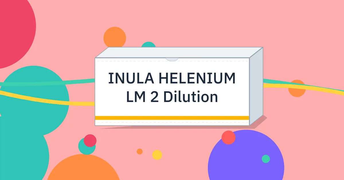 Symbolbild: Packung mit der Aufschrift INULA HELENIUM LM 2 Dilution (PZN 13560344) – Verfügbarkeit und Bezug in Apotheken in Frankfurt am Main