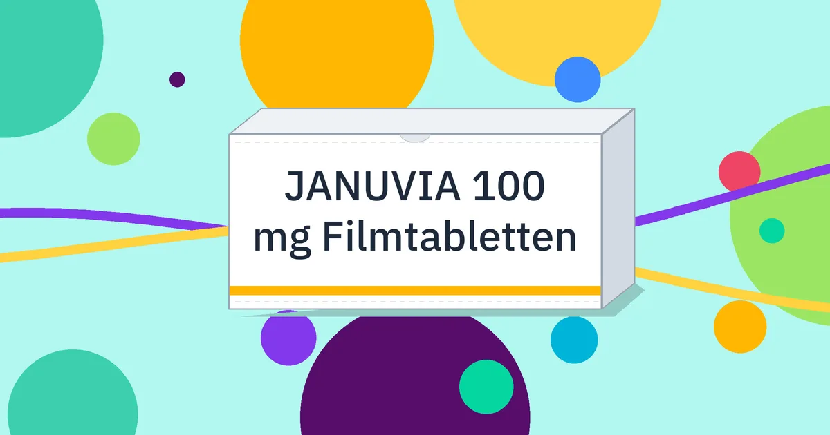 Symbolbild: Packung mit der Aufschrift JANUVIA 100 mg Filmtabletten (PZN 19525515) – Verfügbarkeit und Bezug in Apotheken in Frankfurt am Main