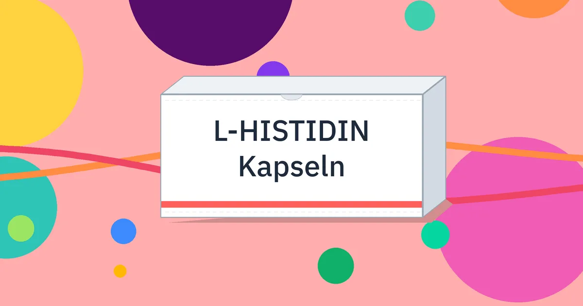 Symbolbild: Packung mit der Aufschrift L-HISTIDIN Kapseln (PZN 10310279) – Verfügbarkeit und Bezug in Apotheken in Frankfurt am Main