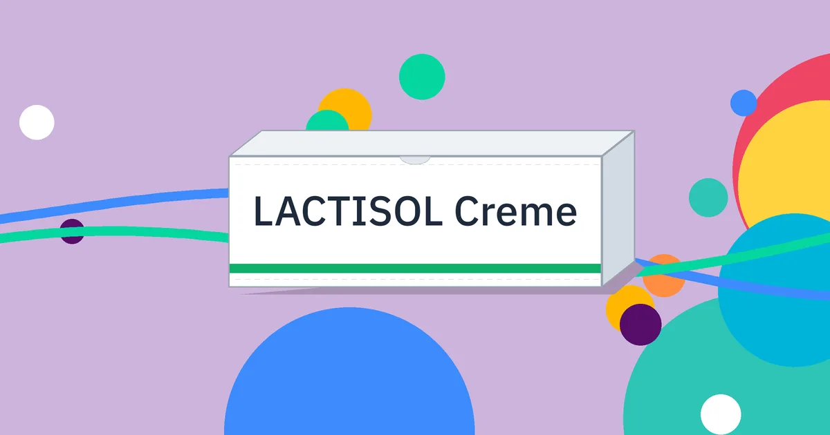 Symbolbild: Packung mit der Aufschrift LACTISOL Creme (PZN 05027392) – Verfügbarkeit und Bezug in Apotheken in Frankfurt am Main