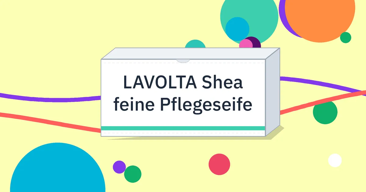 Symbolbild: Packung mit der Aufschrift LAVOLTA Shea feine Pflegeseife (PZN 03722260) – Verfügbarkeit und Bezug in Apotheken in Frankfurt am Main