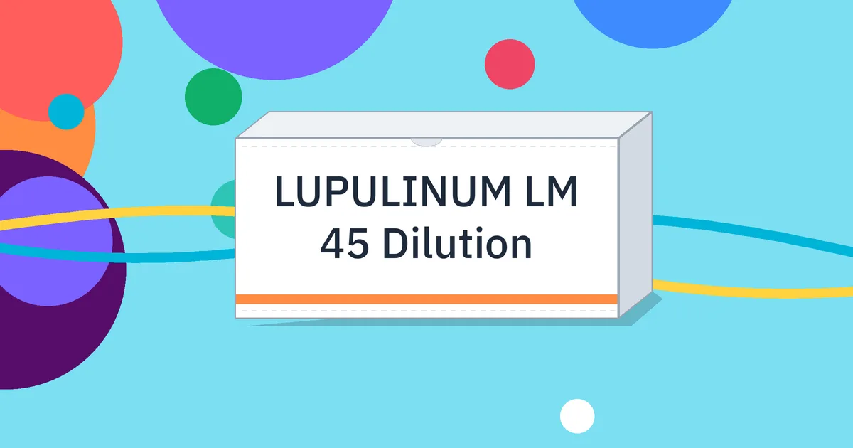 Symbolbild: Packung mit der Aufschrift LUPULINUM LM 45 Dilution (PZN 13536883) – Verfügbarkeit und Bezug in Apotheken in Frankfurt am Main