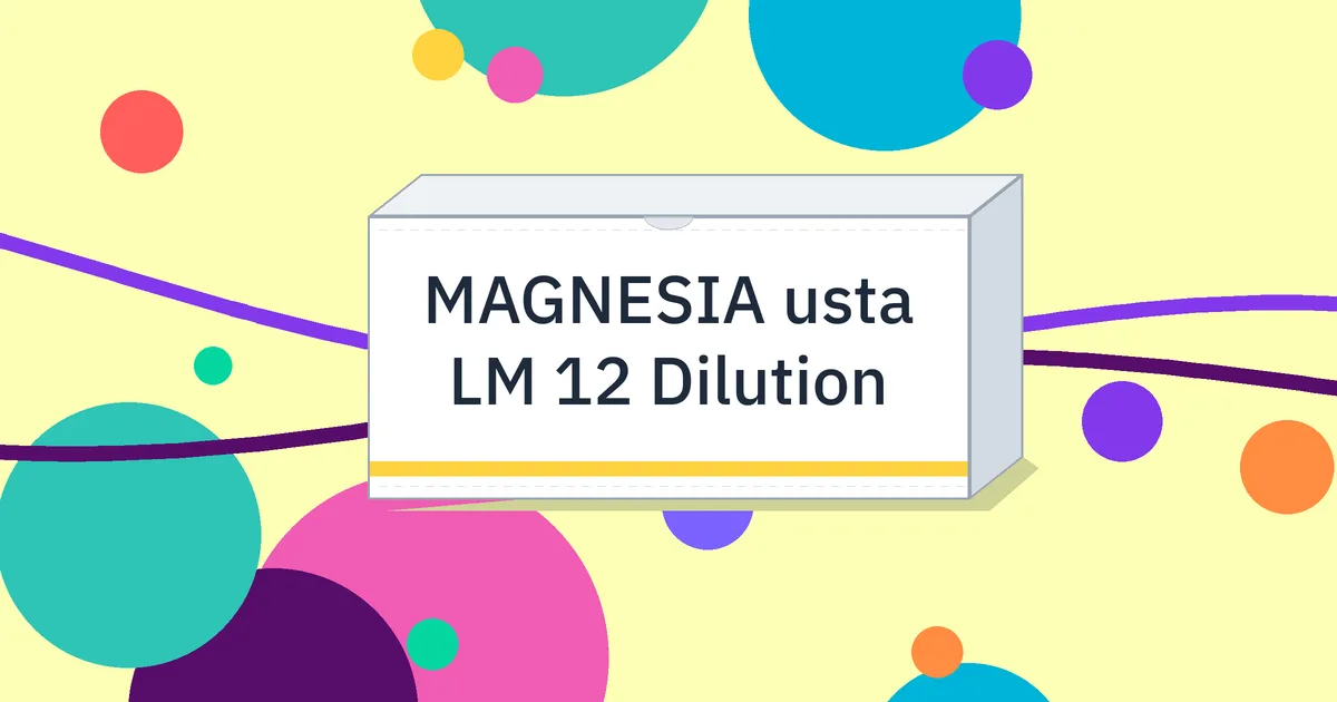 Symbolbild: Packung mit der Aufschrift MAGNESIA usta LM 12 Dilution (PZN 13538942) – Verfügbarkeit und Bezug in Apotheken in Frankfurt am Main