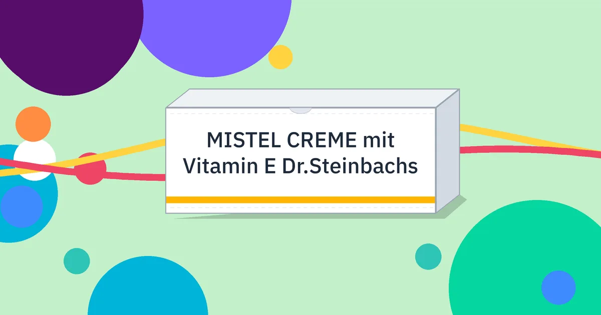 Symbolbild: Packung mit der Aufschrift MISTEL CREME mit Vitamin E Dr.Steinbachs (PZN 01307580) – Verfügbarkeit und Bezug in Apotheken in Frankfurt am Main