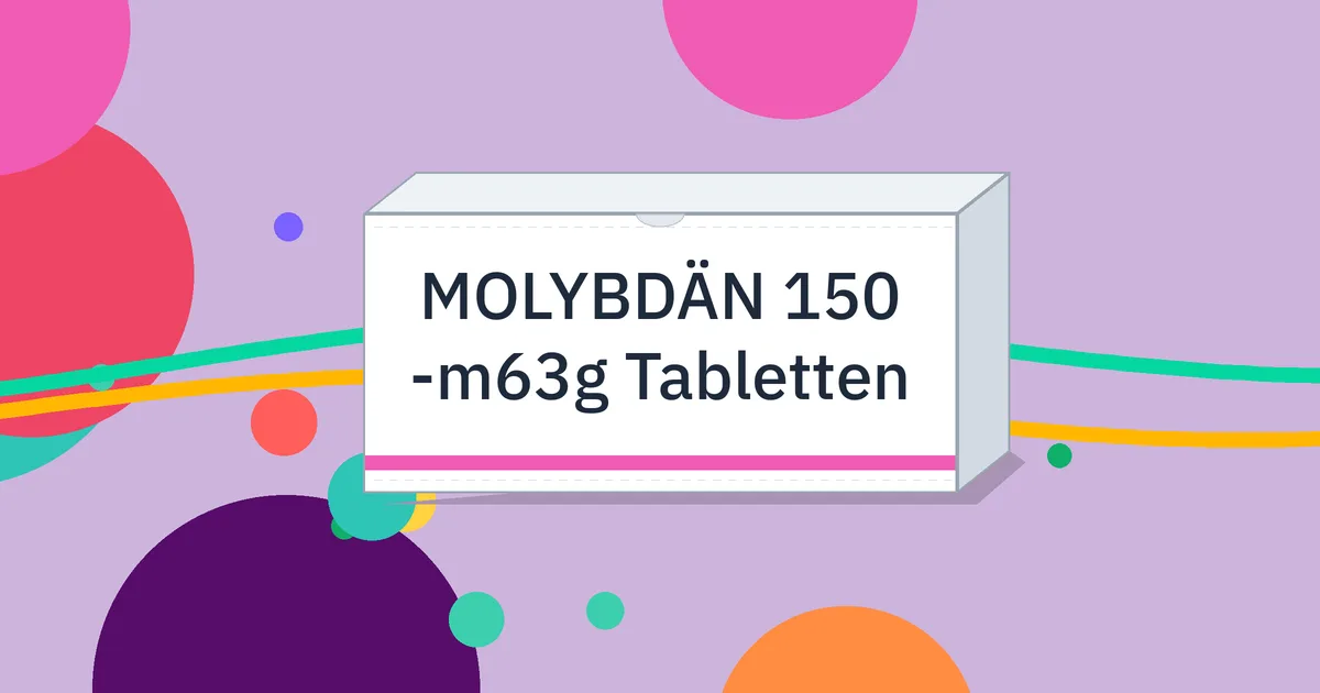 Symbolbild: Packung mit der Aufschrift MOLYBDÄN 150 -m63g Tabletten (PZN 11516480) – Verfügbarkeit und Bezug in Apotheken in Frankfurt am Main