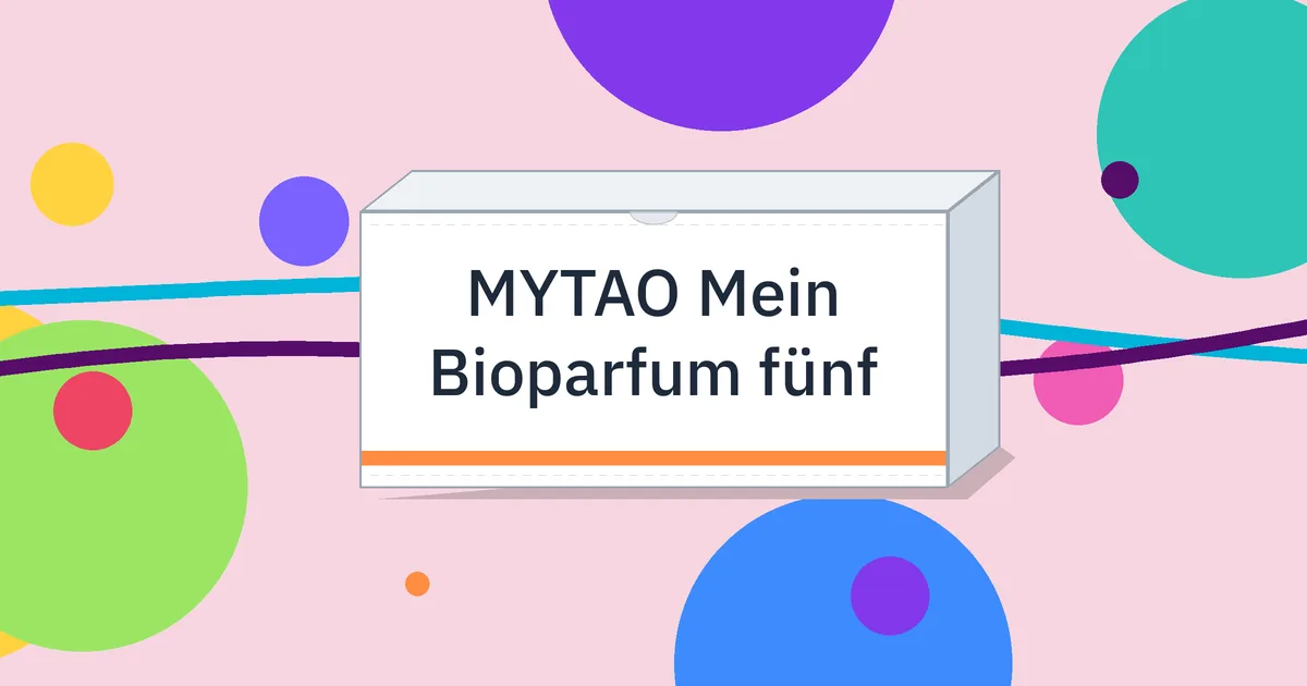 Symbolbild: Packung mit der Aufschrift MYTAO Mein Bioparfum fünf (PZN 02837765) – Verfügbarkeit und Bezug in Apotheken in Frankfurt am Main