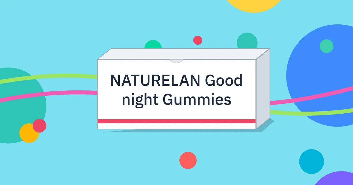 Symbolbild: Packung mit der Aufschrift NATURELAN Good night Gummies (PZN 19191445) – Verfügbarkeit und Bezug in Apotheken in Frankfurt am Main