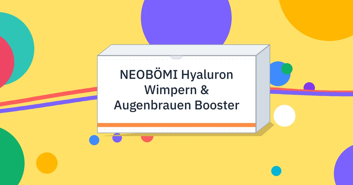 Symbolbild: Packung mit der Aufschrift NEOBÖMI Hyaluron Wimpern & Augenbrauen Booster (PZN 16528938) – Verfügbarkeit und Bezug in Apotheken in Frankfurt am Main