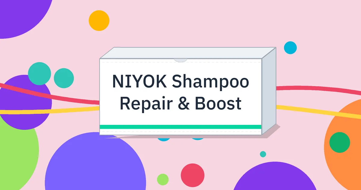 Symbolbild: Packung mit der Aufschrift NIYOK Shampoo Repair & Boost (PZN 20809761) – Verfügbarkeit und Bezug in Apotheken in Frankfurt am Main