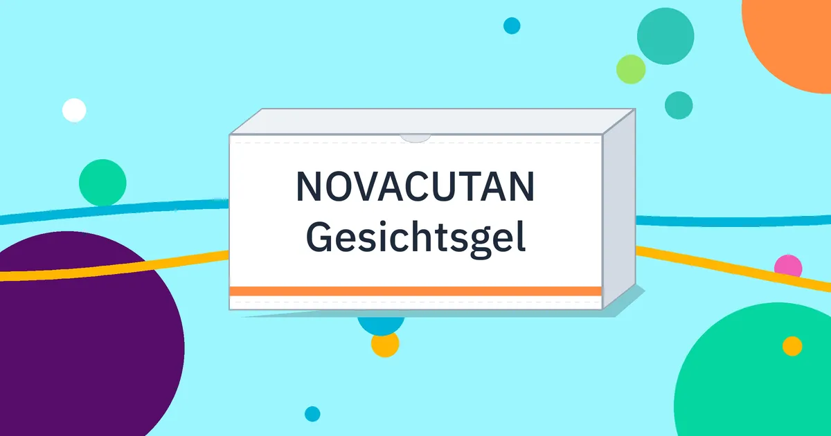 Symbolbild: Packung mit der Aufschrift NOVACUTAN Gesichtsgel (PZN 06934488) – Verfügbarkeit und Bezug in Apotheken in Frankfurt am Main