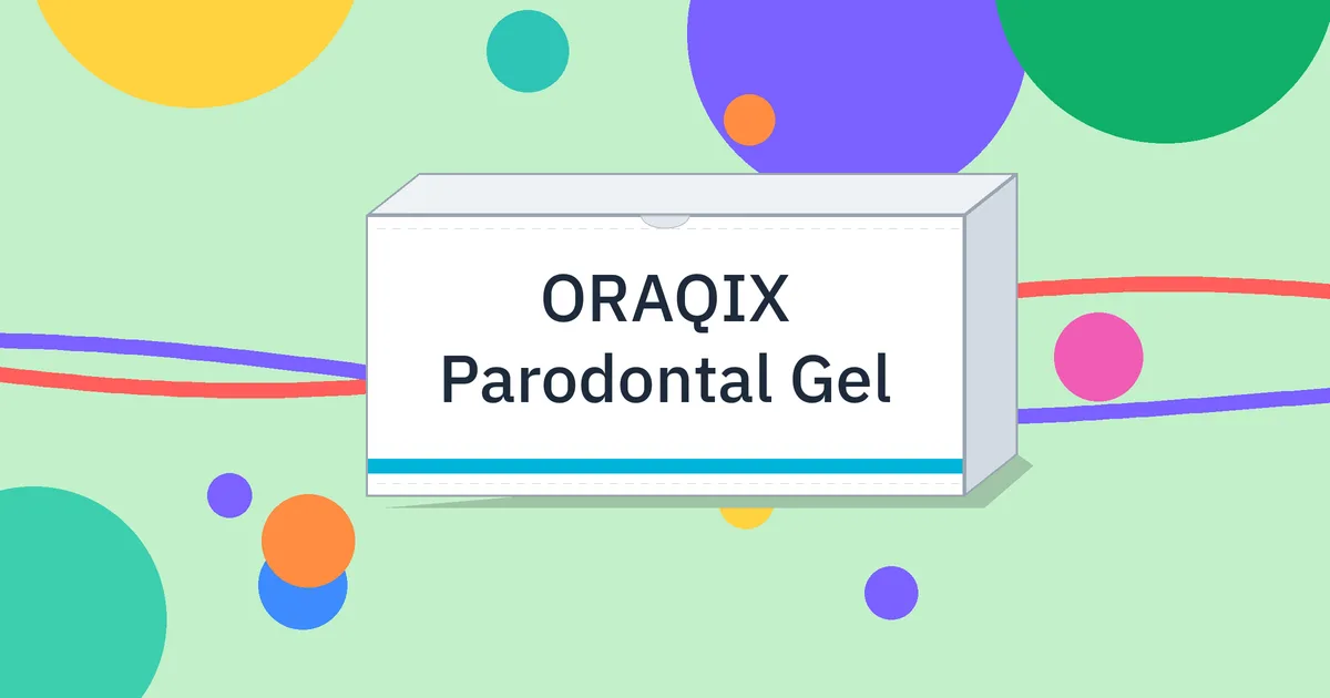 Symbolbild: Packung mit der Aufschrift ORAQIX Parodontal Gel (PZN 04395099) – Verfügbarkeit und Bezug in Apotheken in Frankfurt am Main