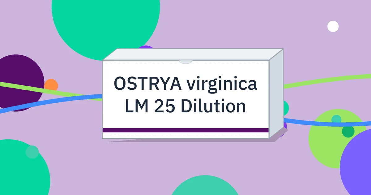 Symbolbild: Packung mit der Aufschrift OSTRYA virginica LM 25 Dilution (PZN 13628639) – Verfügbarkeit und Bezug in Apotheken in Frankfurt am Main