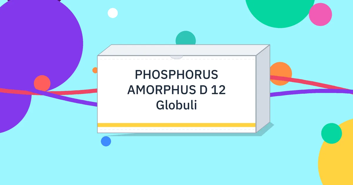 Symbolbild: Packung mit der Aufschrift PHOSPHORUS AMORPHUS D 12 Globuli (PZN 04231699) – Verfügbarkeit und Bezug in Apotheken in Frankfurt am Main