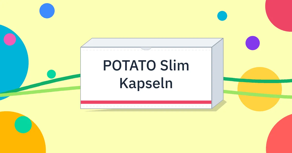 Symbolbild: Packung mit der Aufschrift POTATO Slim Kapseln (PZN 01160639) – Verfügbarkeit und Bezug in Apotheken in Frankfurt am Main