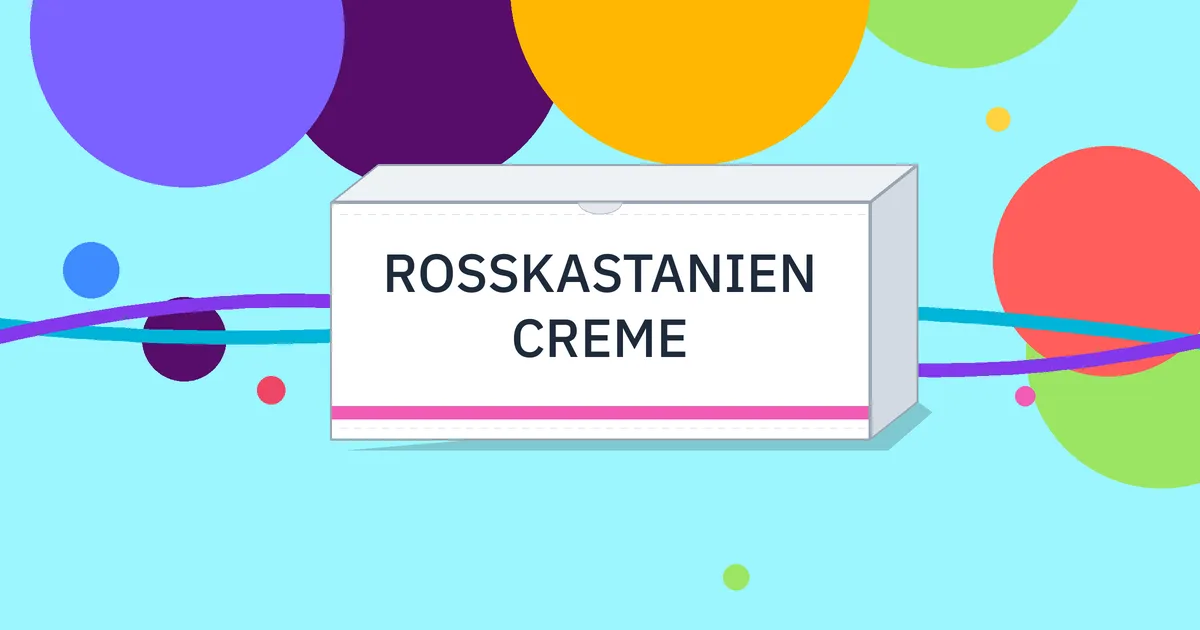 Symbolbild: Packung mit der Aufschrift ROSSKASTANIEN CREME (PZN 07090288) – Verfügbarkeit und Bezug in Apotheken in Frankfurt am Main