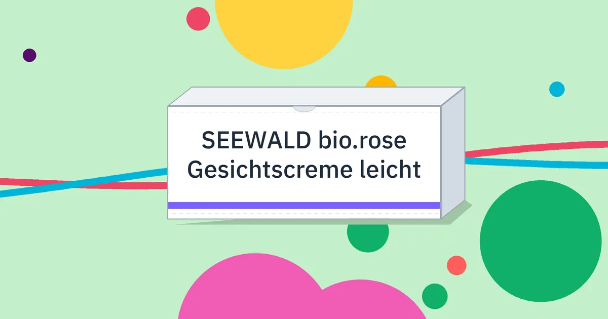 Symbolbild: Packung mit der Aufschrift SEEWALD bio.rose Gesichtscreme leicht (PZN 19549177) – Verfügbarkeit und Bezug in Apotheken in Frankfurt am Main