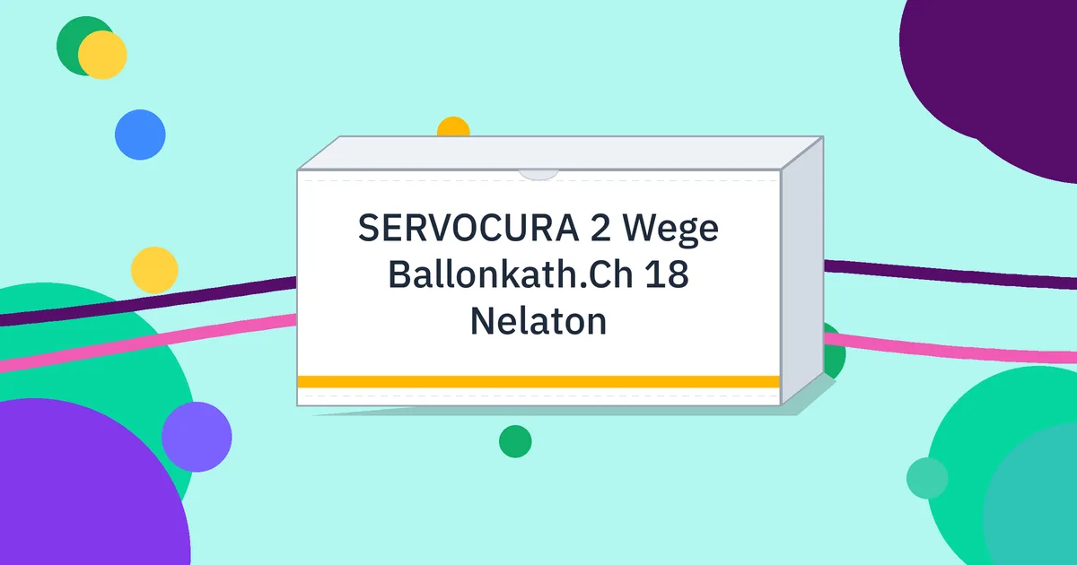 Symbolbild: Packung mit der Aufschrift SERVOCURA 2 Wege Ballonkath.Ch 18 Nelaton (PZN 05491528) – Verfügbarkeit und Bezug in Apotheken in Frankfurt am Main