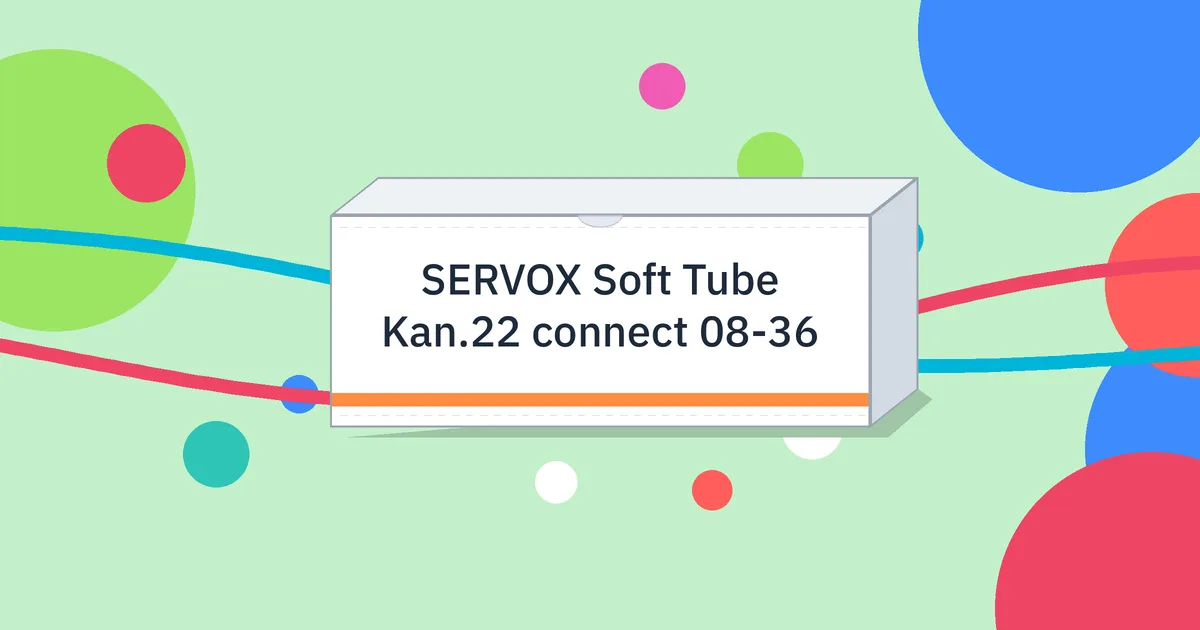 Symbolbild: Packung mit der Aufschrift SERVOX Soft Tube Kan.22 connect 08-36 (PZN 09253369) – Verfügbarkeit und Bezug in Apotheken in Frankfurt am Main