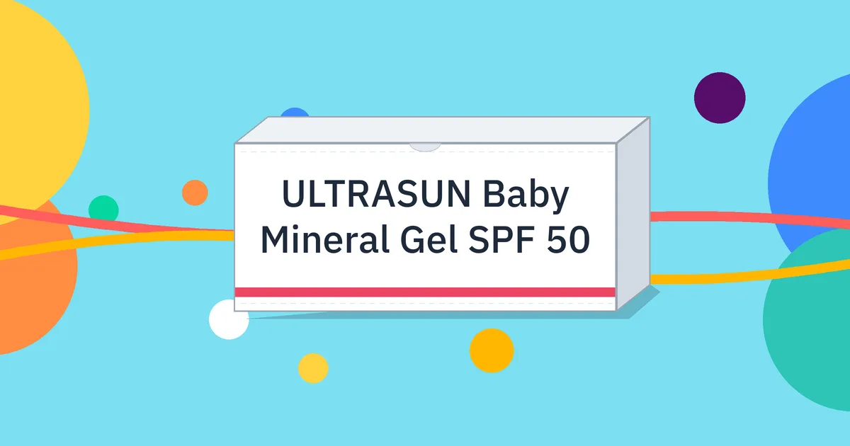 Symbolbild: Packung mit der Aufschrift ULTRASUN Baby Mineral Gel SPF 50 (PZN 19893756) – Verfügbarkeit und Bezug in Apotheken in Frankfurt am Main