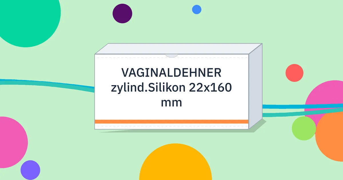 Symbolbild: Packung mit der Aufschrift VAGINALDEHNER zylind.Silikon 22x160 mm (PZN 07324007) – Verfügbarkeit und Bezug in Apotheken in Frankfurt am Main