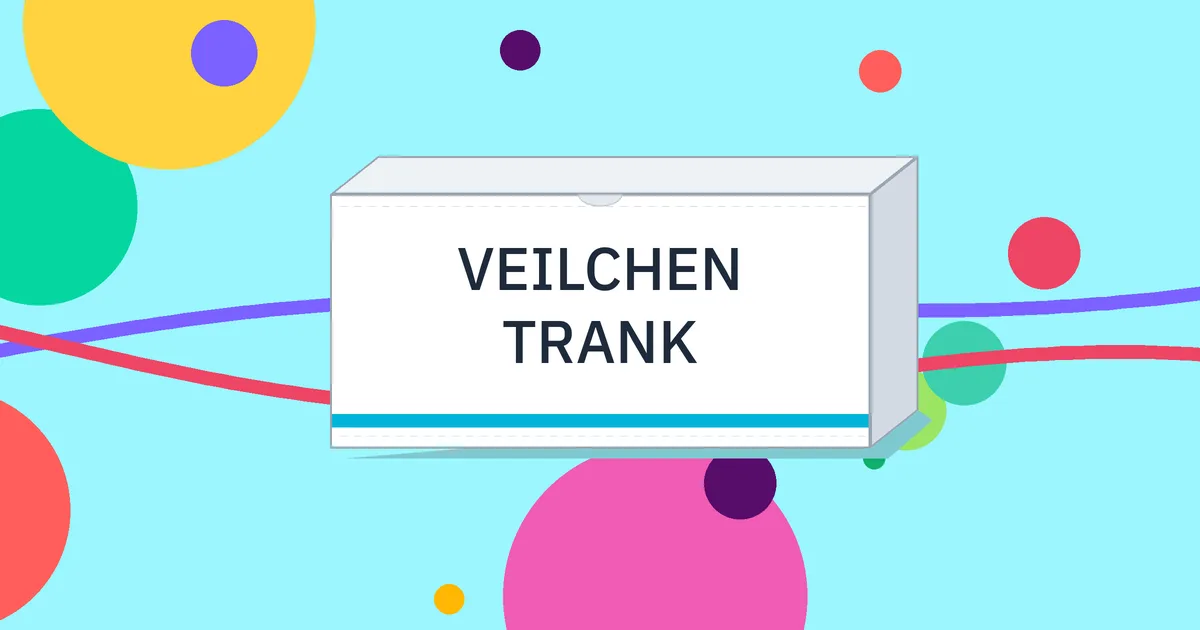 Symbolbild: Packung mit der Aufschrift VEILCHEN TRANK (PZN 17281960) – Verfügbarkeit und Bezug in Apotheken in Frankfurt am Main