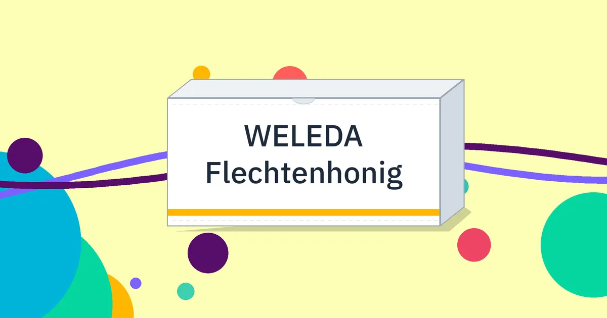 Symbolbild: Packung mit der Aufschrift WELEDA Flechtenhonig (PZN 09091292) – Verfügbarkeit und Bezug in Apotheken in Frankfurt am Main