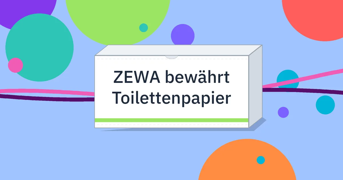 Symbolbild: Packung mit der Aufschrift ZEWA bewährt Toilettenpapier (PZN 18213392) – Verfügbarkeit und Bezug in Apotheken in Frankfurt am Main
