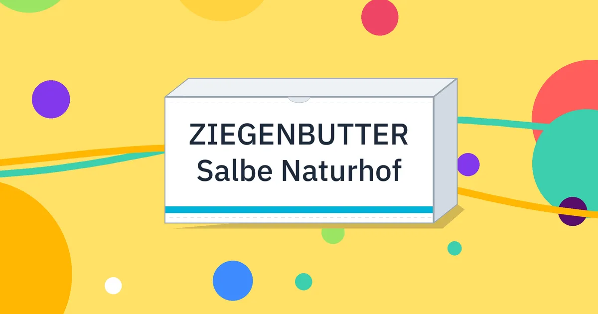 Symbolbild: Packung mit der Aufschrift ZIEGENBUTTER Salbe Naturhof (PZN 16619836) – Verfügbarkeit und Bezug in Apotheken in Frankfurt am Main