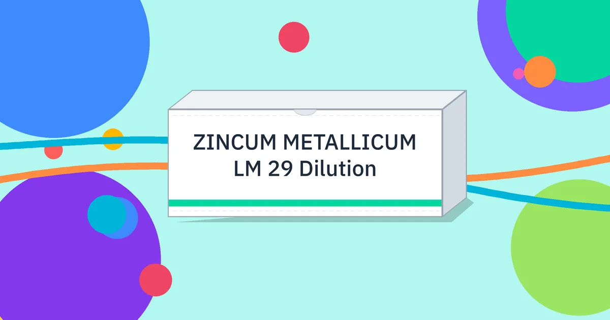 Symbolbild: Packung mit der Aufschrift ZINCUM METALLICUM LM 29 Dilution (PZN 13295190) – Verfügbarkeit und Bezug in Apotheken in Frankfurt am Main