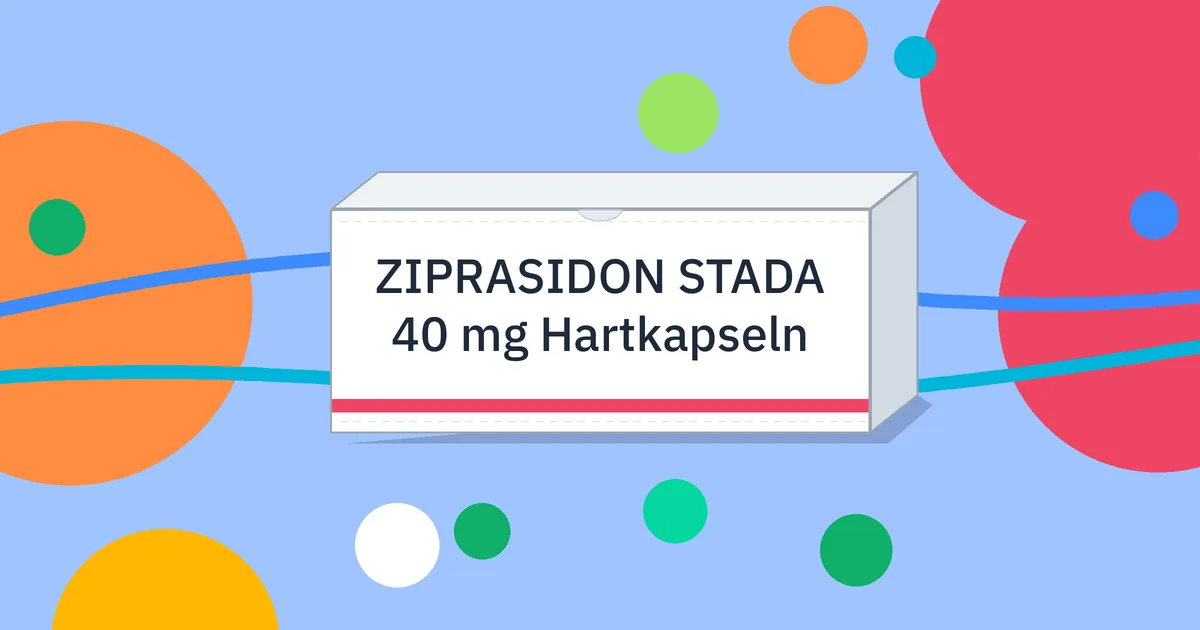 Symbolbild: Packung mit der Aufschrift ZIPRASIDON STADA 40 mg Hartkapseln (PZN 17849047) – Verfügbarkeit und Bezug in Apotheken in Frankfurt am Main