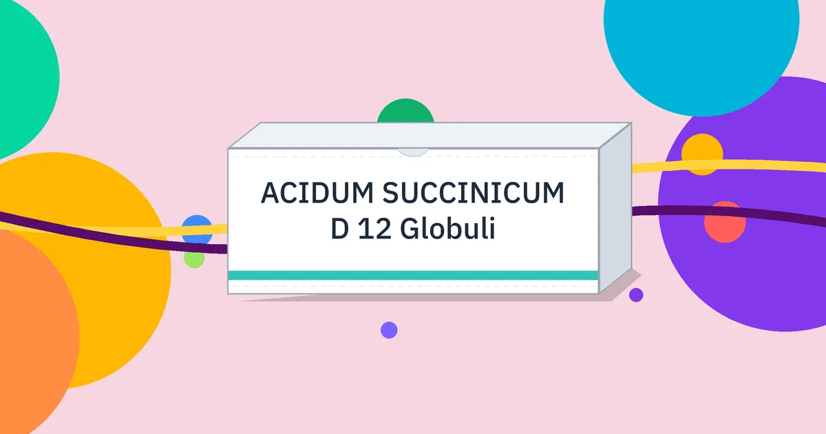 Symbolbild: Packung mit der Aufschrift ACIDUM SUCCINICUM D 12 Globuli (PZN 16688317) – Verfügbarkeit und Bezug in Apotheken in Frankfurt am Main