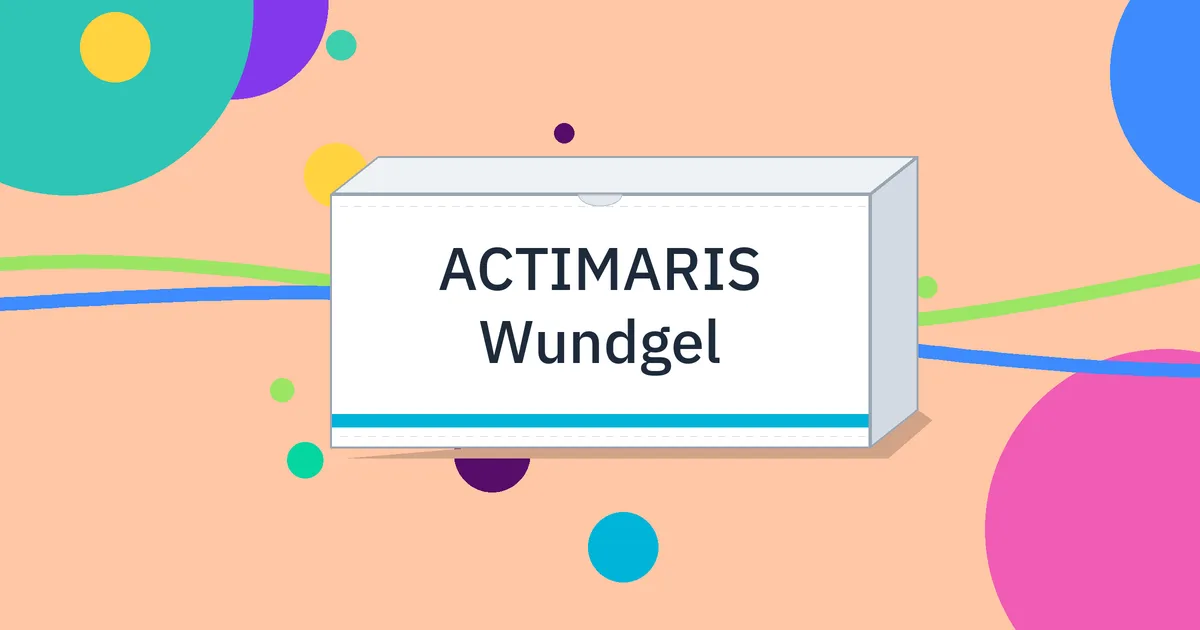 Symbolbild: Packung mit der Aufschrift ACTIMARIS Wundgel (PZN 10230528) – Verfügbarkeit und Bezug in Apotheken in Frankfurt am Main