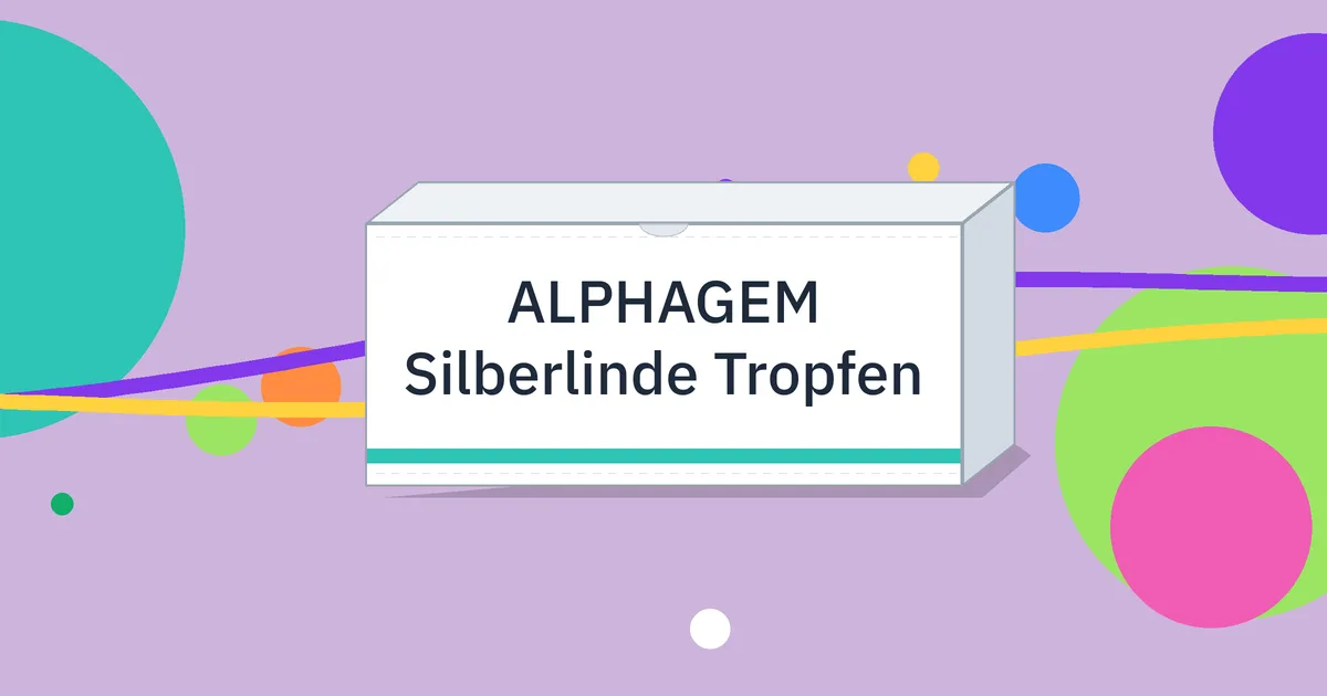 Symbolbild: Packung mit der Aufschrift ALPHAGEM Silberlinde Tropfen (PZN 20297901) – Verfügbarkeit und Bezug in Apotheken in Frankfurt am Main