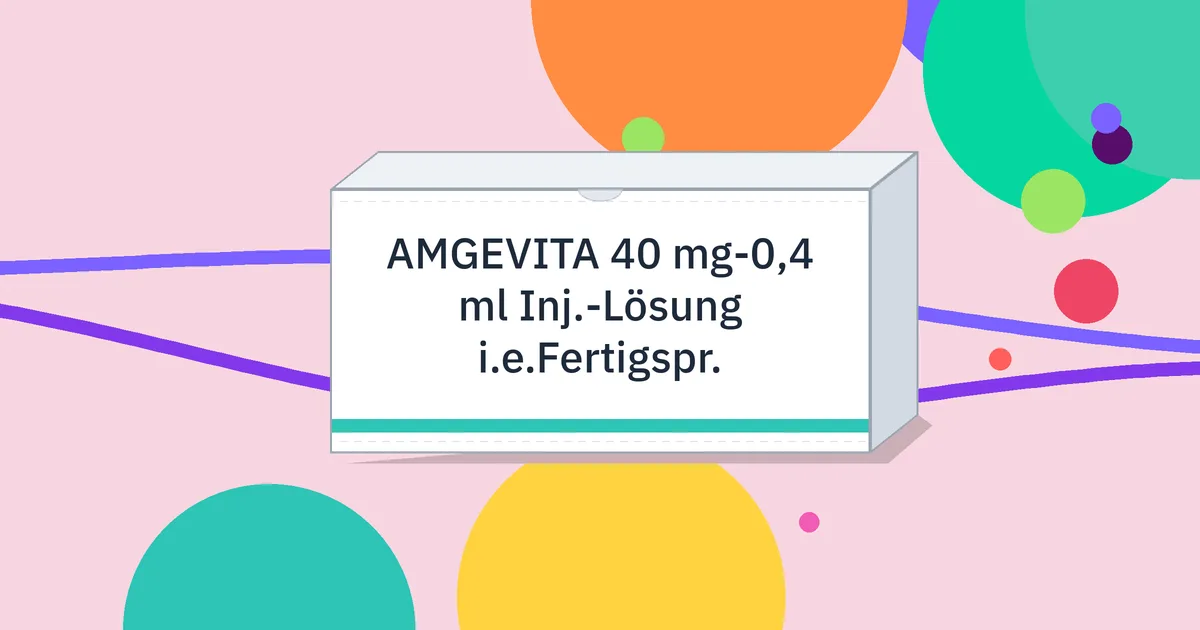 Symbolbild: Packung mit der Aufschrift AMGEVITA 40 mg-0,4 ml Inj.-Lösung i.e.Fertigspr. (PZN 19708457) – Verfügbarkeit und Bezug in Apotheken in Frankfurt am Main
