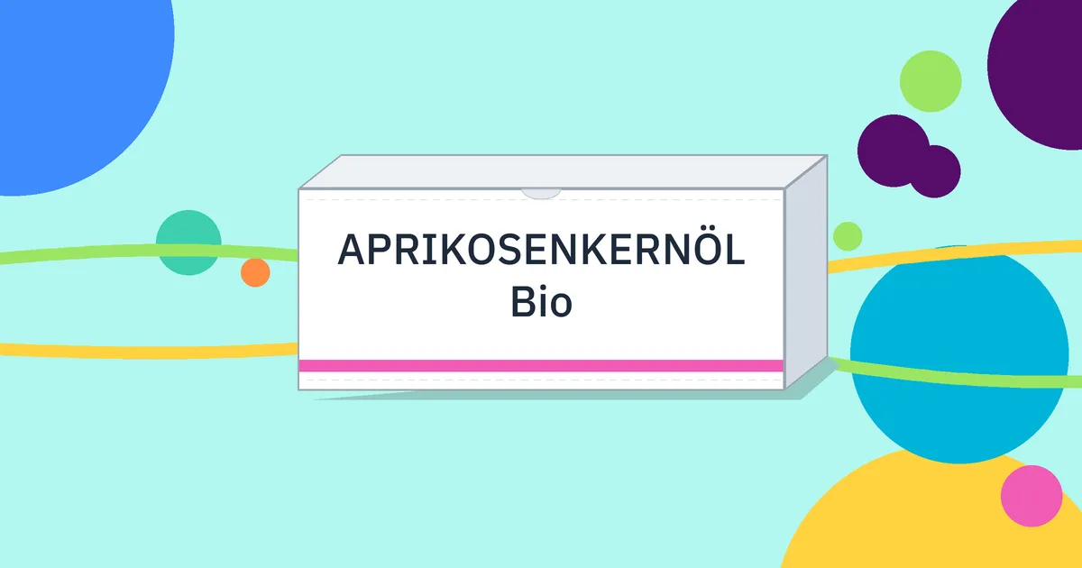 Symbolbild: Packung mit der Aufschrift APRIKOSENKERNÖL Bio (PZN 02755731) – Verfügbarkeit und Bezug in Apotheken in Frankfurt am Main