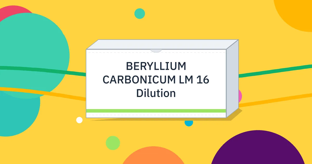 Symbolbild: Packung mit der Aufschrift BERYLLIUM CARBONICUM LM 16 Dilution (PZN 13384226) – Verfügbarkeit und Bezug in Apotheken in Frankfurt am Main