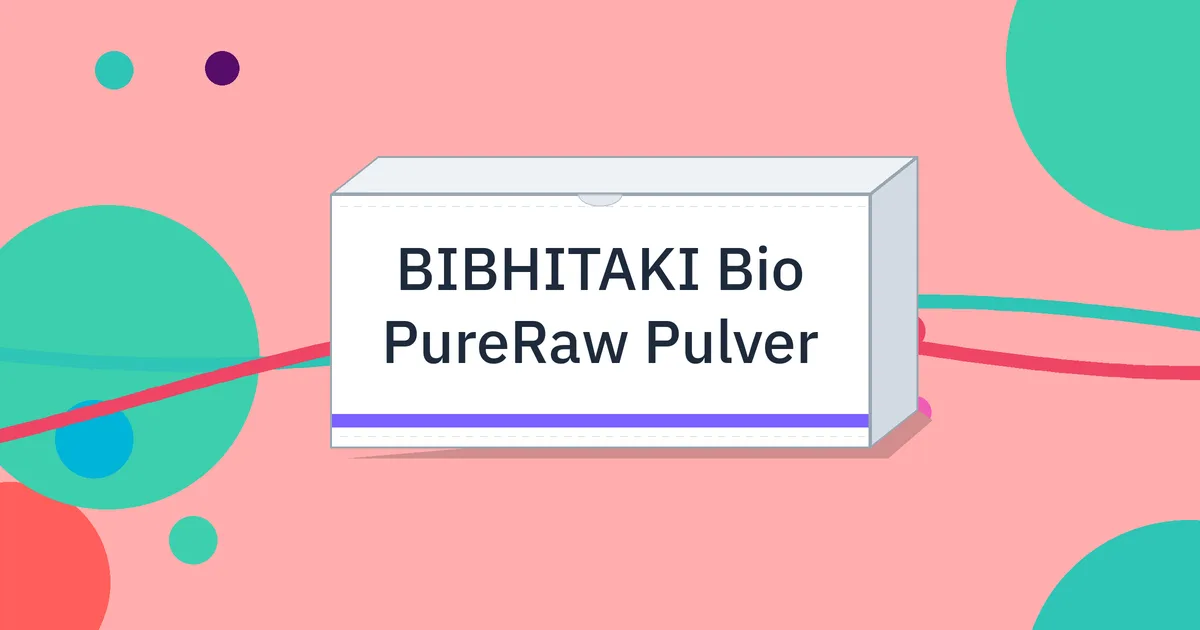 Symbolbild: Packung mit der Aufschrift BIBHITAKI Bio PureRaw Pulver (PZN 16805929) – Verfügbarkeit und Bezug in Apotheken in Frankfurt am Main